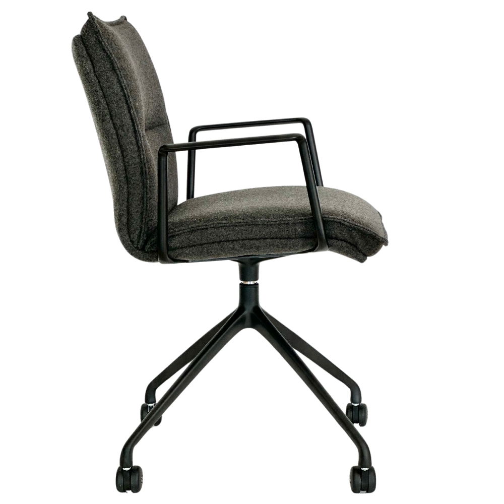 Willow Armchair Castors — Prague Furniture